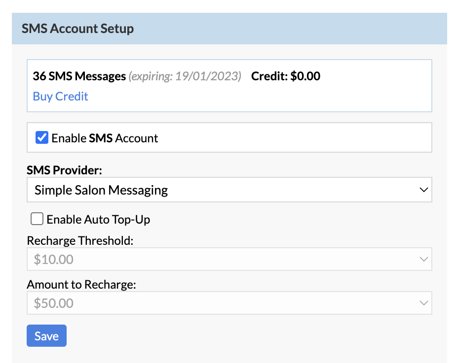 How to Purchase SMS Credits and Enable Automatic Appointment Reminders ...