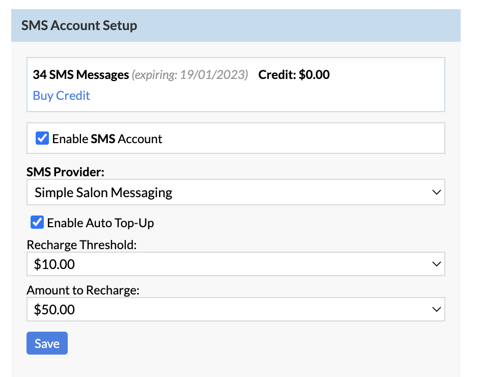 How to Purchase SMS Credits and Enable Automatic Appointment Reminders ...
