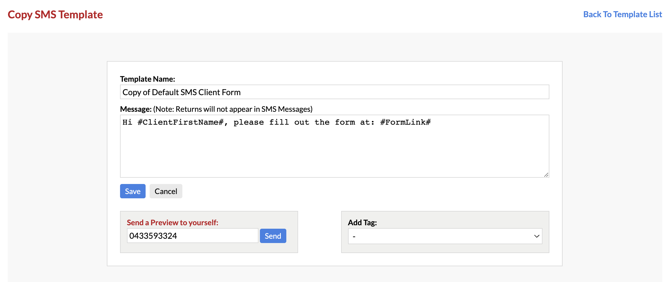 Form Customisation - Edit Form Colours, Change Form SMS Template ...