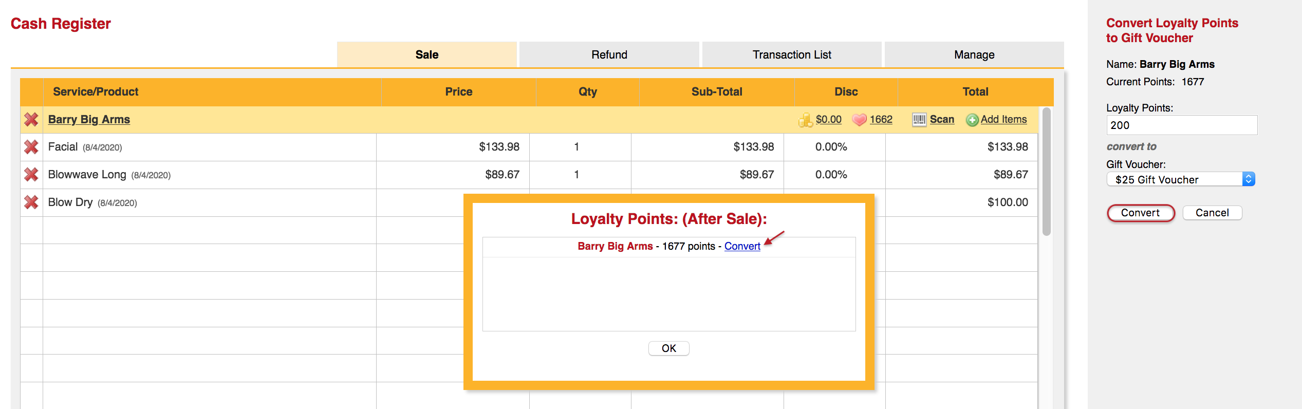 Loyalty Points Overview – Simple Salon