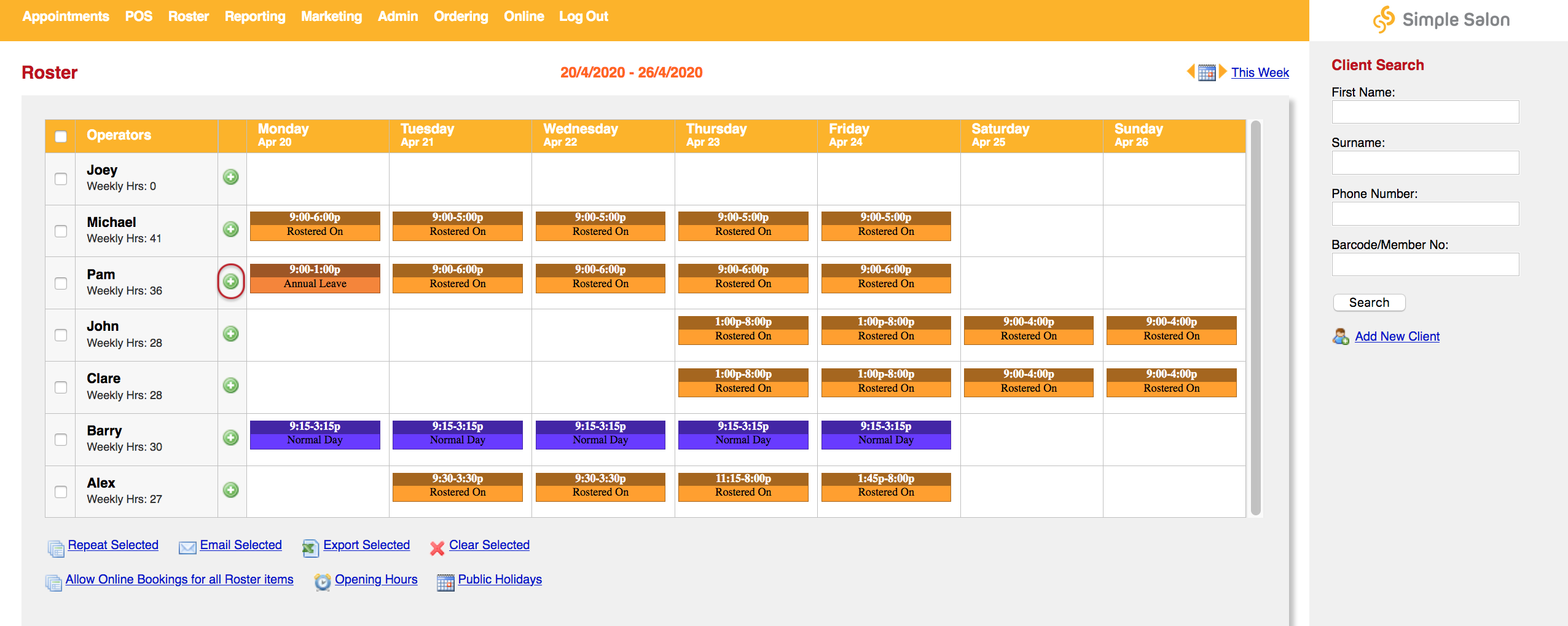 Advanced Rostering—Scheduling Two Roster Types On The Same Day – Simple ...
